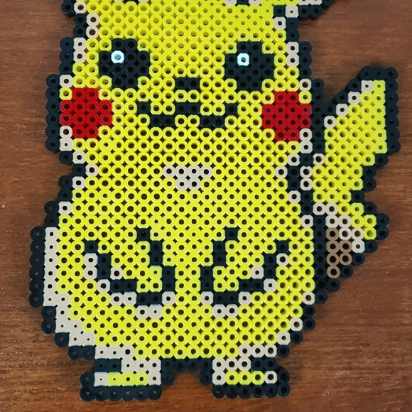 Perler | Wall Decor | Pokmon Pikachu Perler Bead Sprite | Poshmark